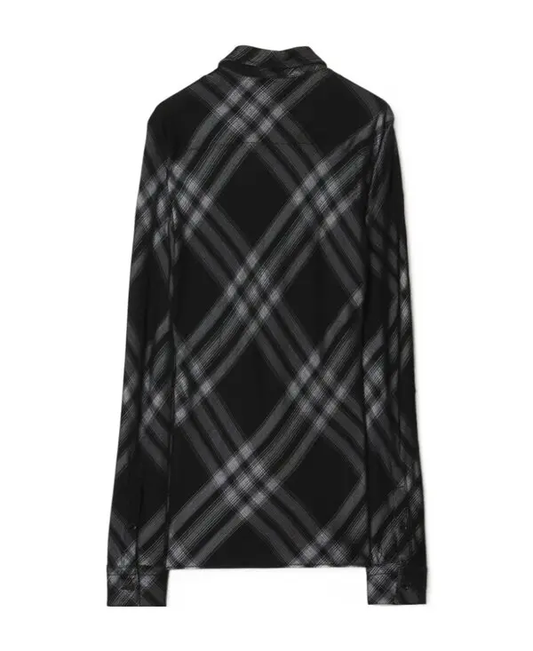 Burberry Check-printed Long-sleeved Shirt