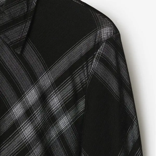 Burberry Check-printed Long-sleeved Shirt