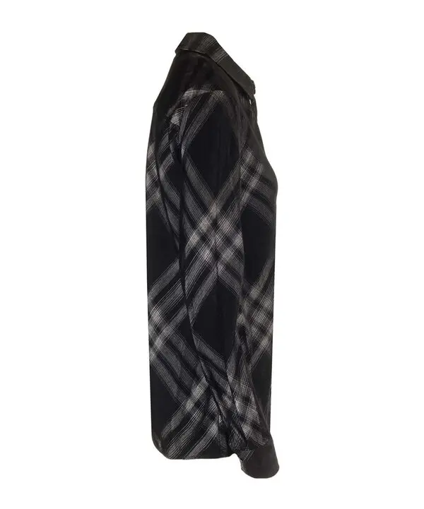 Burberry Check-printed Long-sleeved Shirt