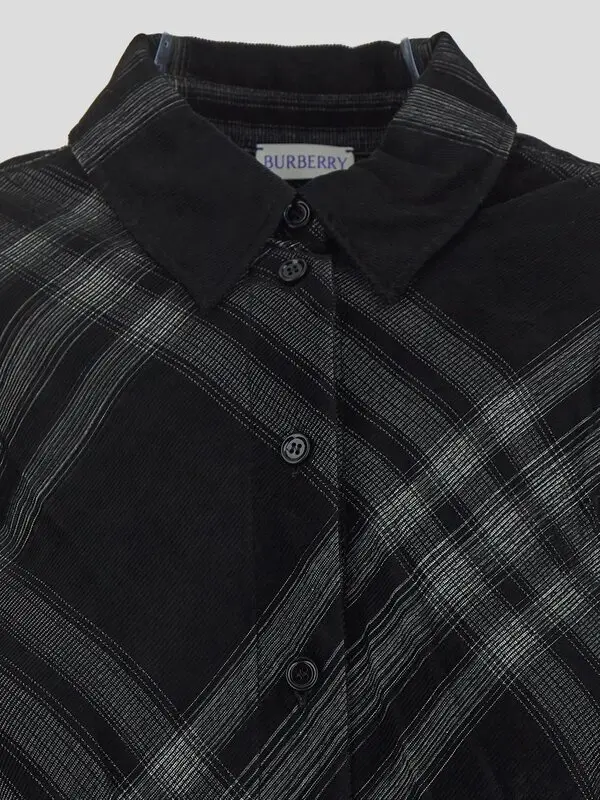 Burberry Check-printed Long-sleeved Shirt