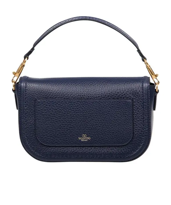 Valentino Garavani Alltime Foldover Top Crossbody Bag - Black