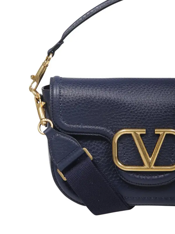 Valentino Garavani Alltime Foldover Top Crossbody Bag - Black