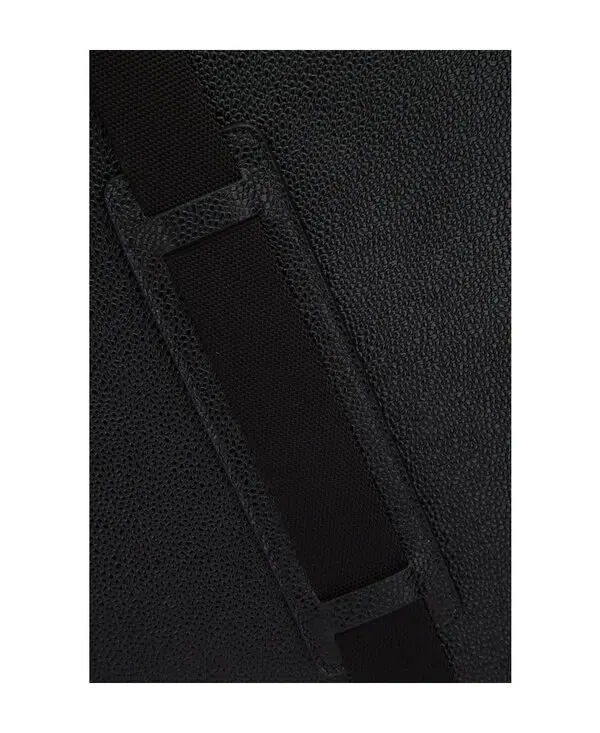 Thom Browne Pebble Leather Messenger Bag - Black