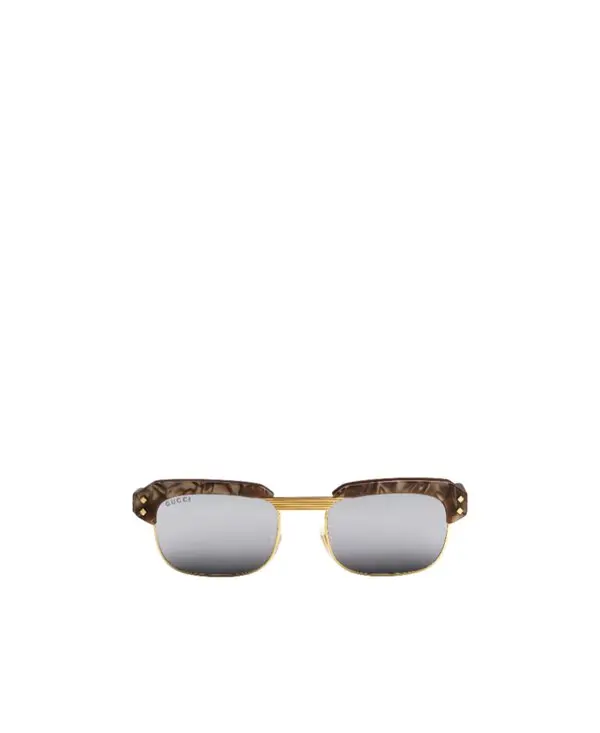 Gucci Square Frame Sunglasses - Gray