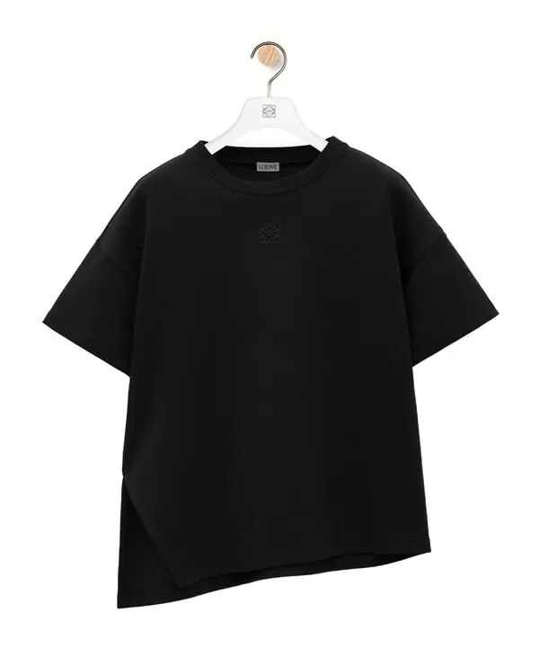 Loewe Asymmetric Jersey T-shirt - Black