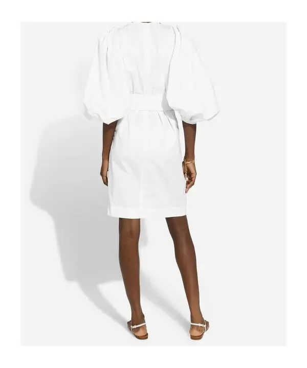 Dolce & Gabbana Puff-sleeve Cotton Dress