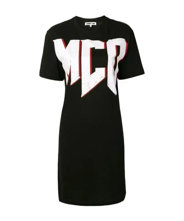 Alexander McQueen Printed Short Sleeve Dress