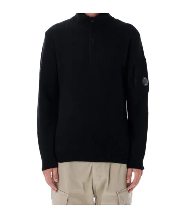 C.P. COMPANY Lens Detail Zip Jumper