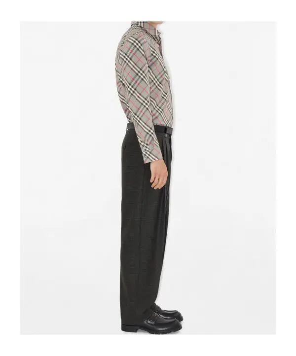Burberry Long Sleeved Checked Shirt