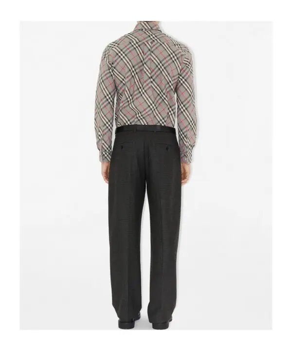 Burberry Long Sleeved Checked Shirt