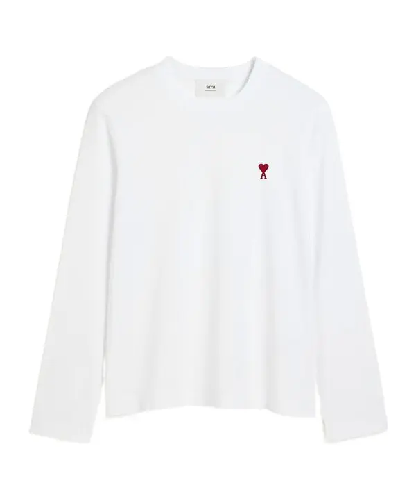 Ami De Coeur Long-sleeve T-shirt - White
