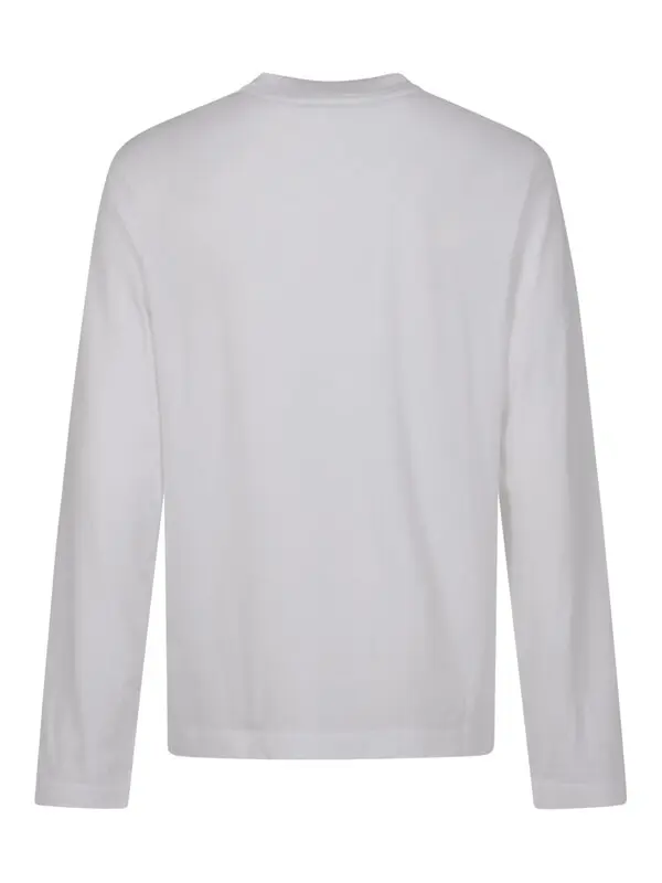 AMI Paris De Coeur Long Sleeve T-shirt - White