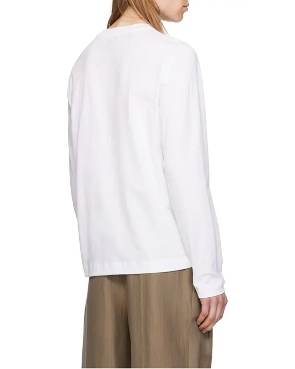 AMI Paris De Coeur Long Sleeve T-shirt - White