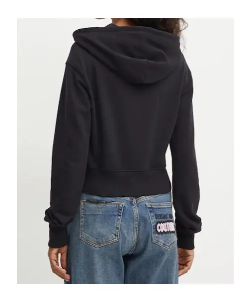 Versace Logo Embellished Hoodie