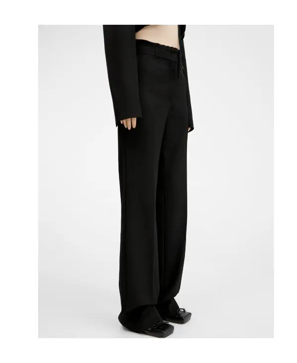 Jacquemus Le Pantalon Ficelle Soft Tailored Pants - Black