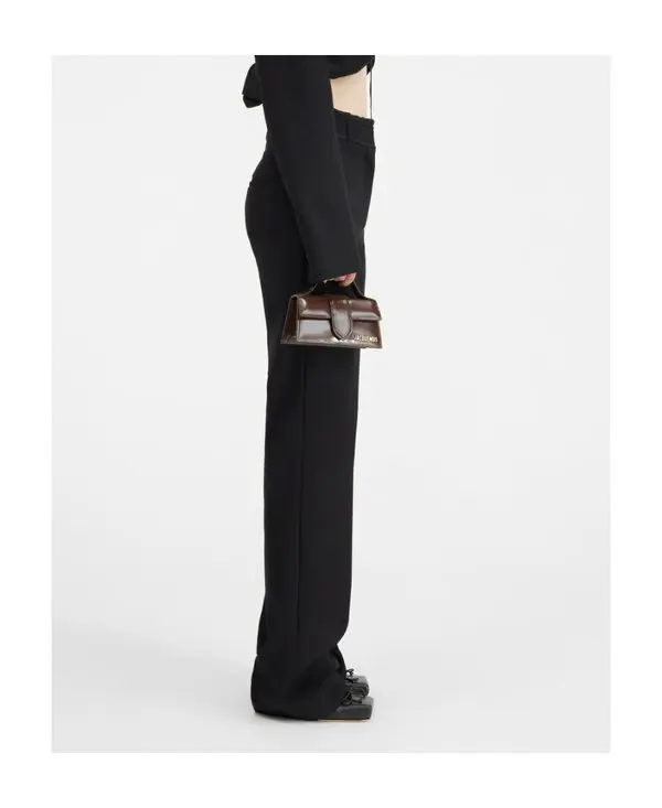 Jacquemus Le Pantalon Ficelle Soft Tailored Pants - Black