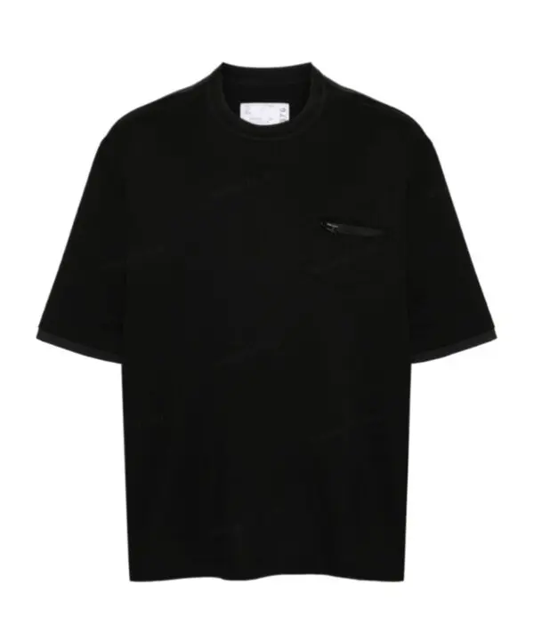Sacai Zipped Pocket Jersey T-shirt