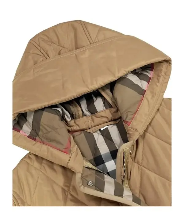 Burberry Quilted Hooded Long Cotton Suit