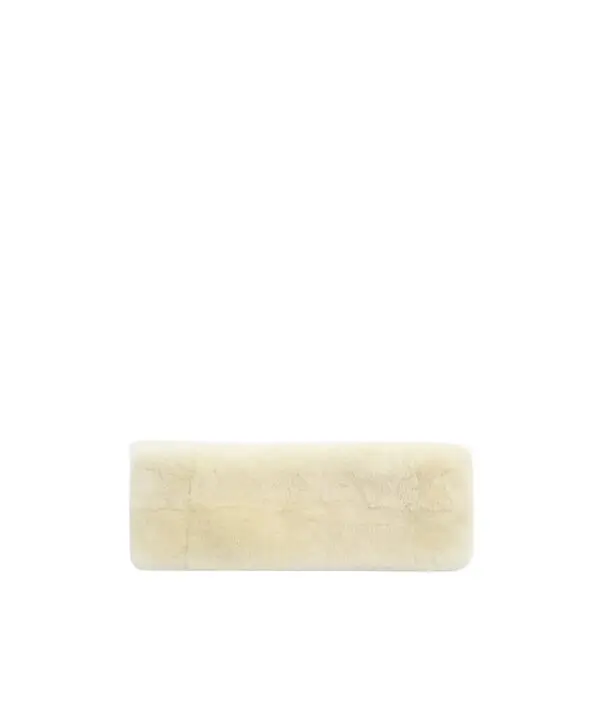 TOTEME Shearling Headband - Black