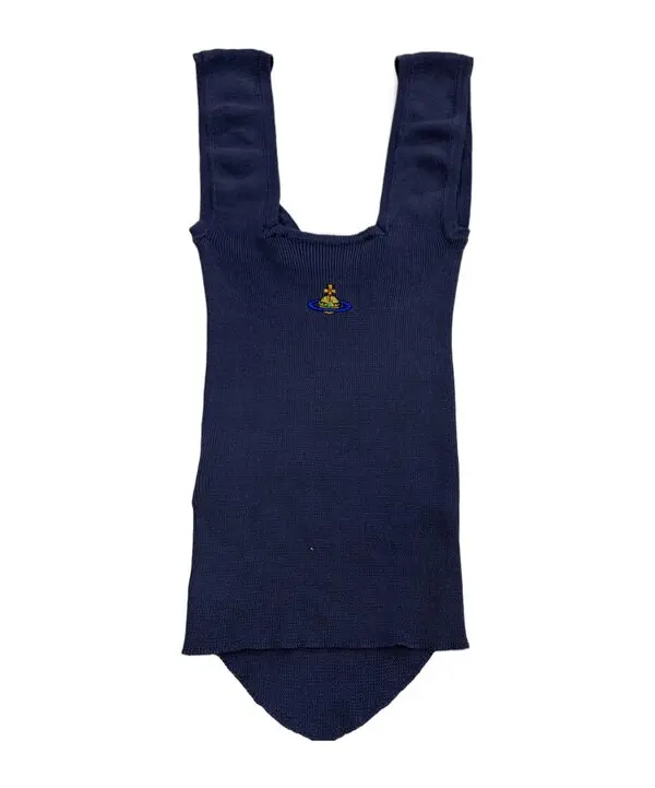 VIVIENNE WESTWOOD Sleeveless Vest With Logo Stamp