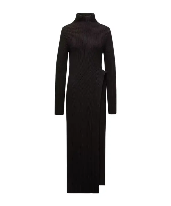 Moncler Jil Sander Wool Turtleneck Dress