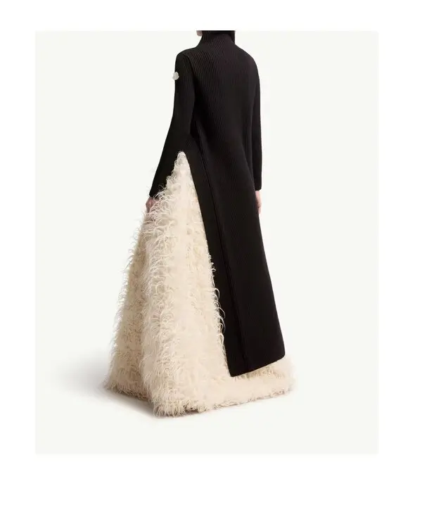 Moncler Jil Sander Wool Turtleneck Dress