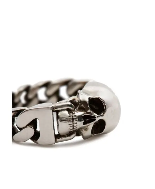 Alexander McQueen Skull Chain Ring