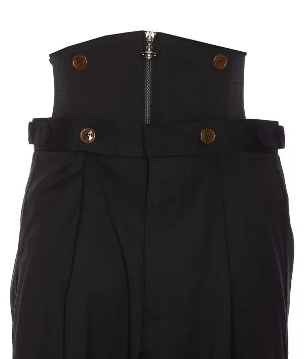 VIVIENNE WESTWOOD Zip-up Pleated Trousers