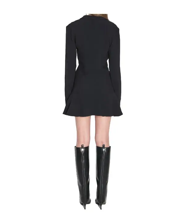 Attico V-neck Mini Dress