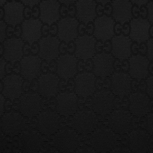 Gucci Gg Jacquard Monogram Elastic Waistband Pants - Black