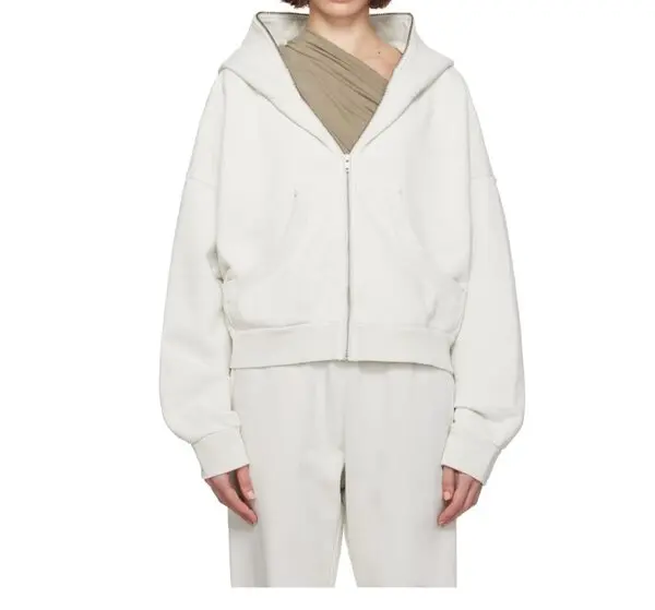 ENTIRE STUDIOS Eternal Full-zip Hoodie - White