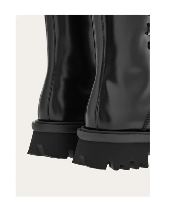 FERRAGAMO Chunky Lace-up Combat Boots