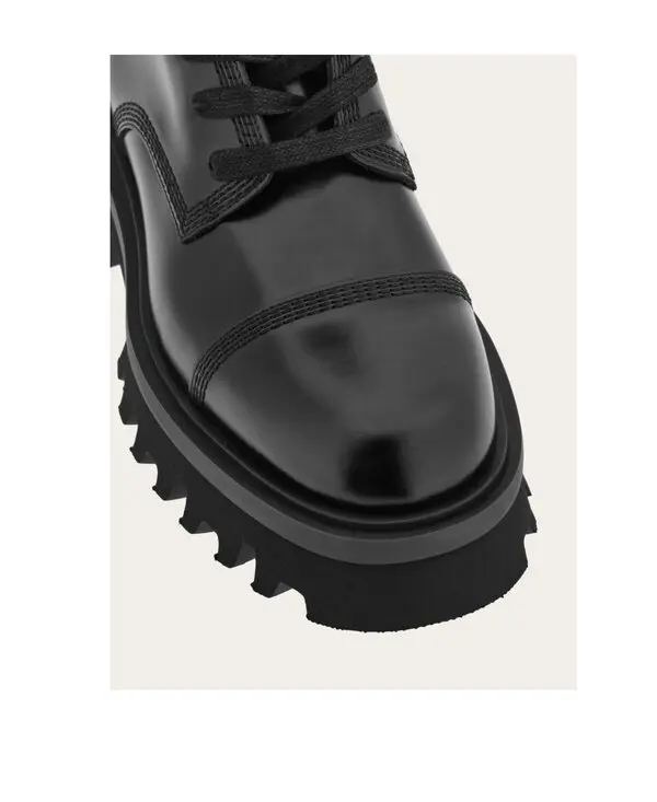FERRAGAMO Chunky Lace-up Combat Boots