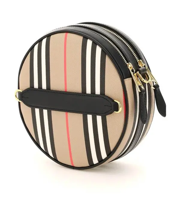 Burberry Louise Icon Stripe Crossbody Bag - Nude