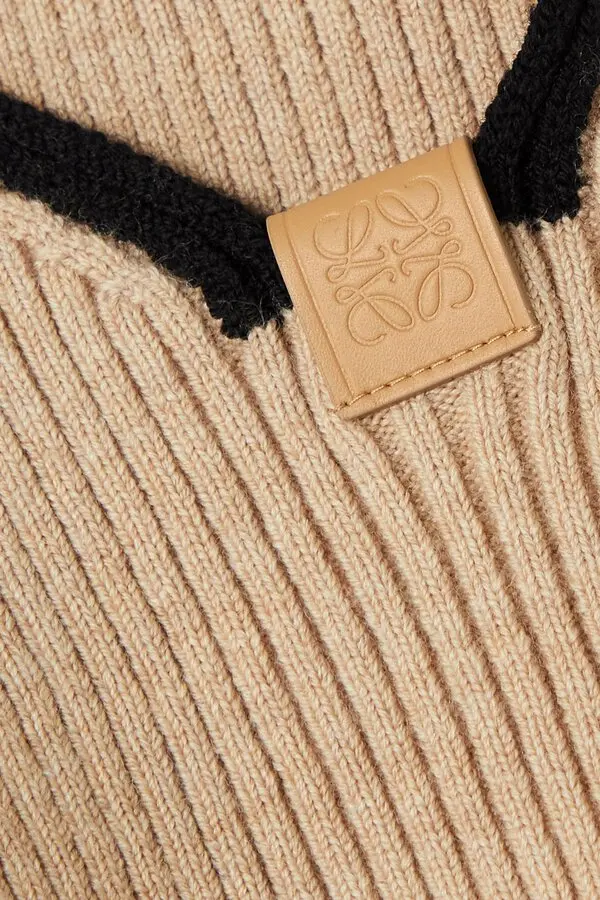 Loewe V-neck Wool Knitted Vest