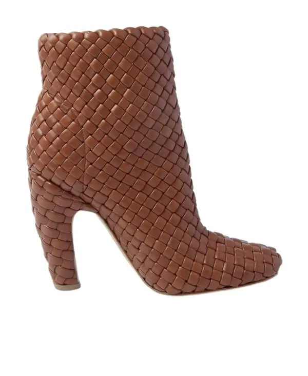 Bottega Veneta Woven Ankle Boots