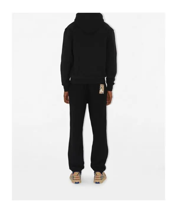Burberry Check Appliqué Straight-leg Track Pants