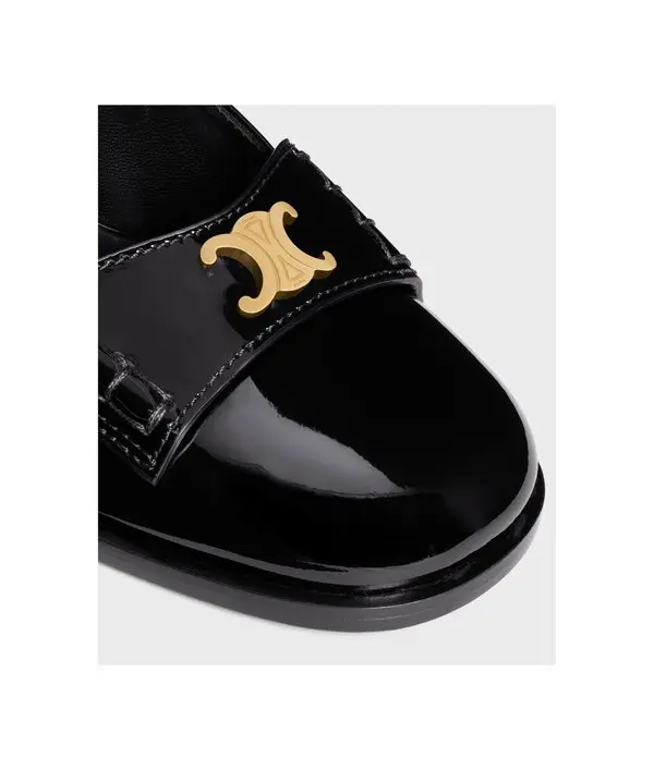 Celine Patent Calfskin Lily Triomphe Pumps
