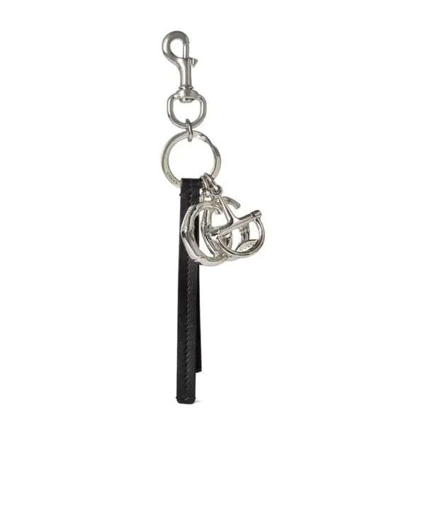Gucci Half Horsebit Keychain - Black