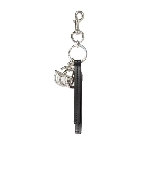 Gucci Half Horsebit Keychain - Black