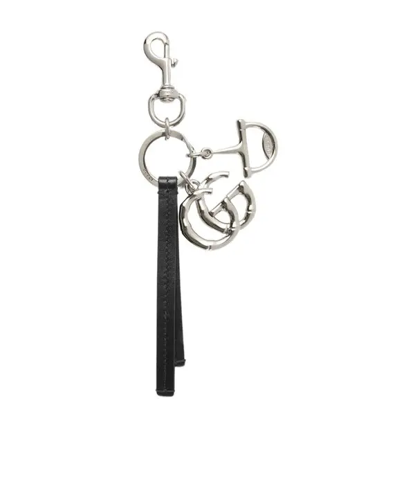 Gucci Half Horsebit Keychain - Black
