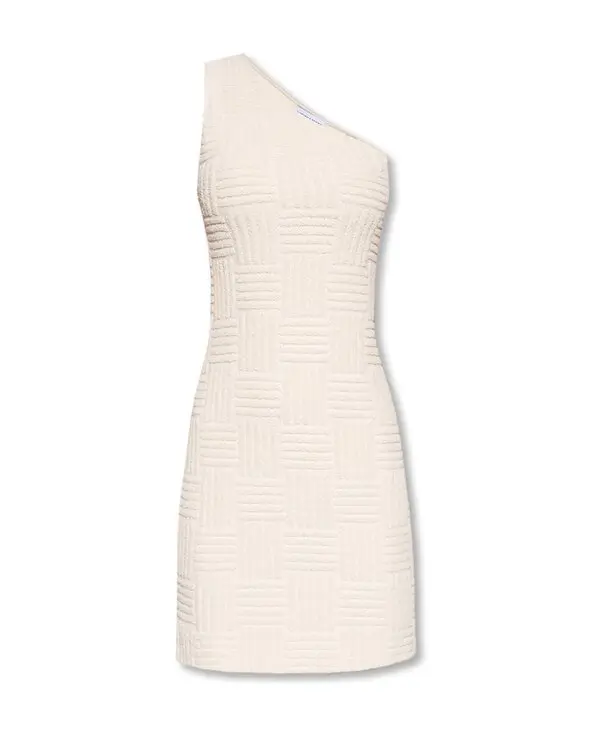 Bottega Veneta Jacquard One-shoulder Mini Dress