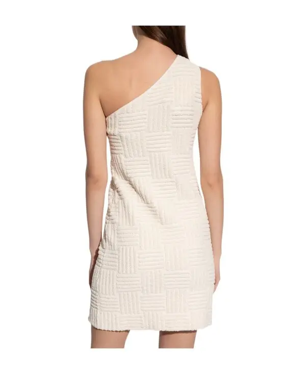 Bottega Veneta Jacquard One-shoulder Mini Dress