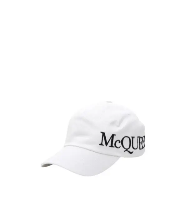 Alexander McQueen Logo Embroidered Baseball Cap - Nude