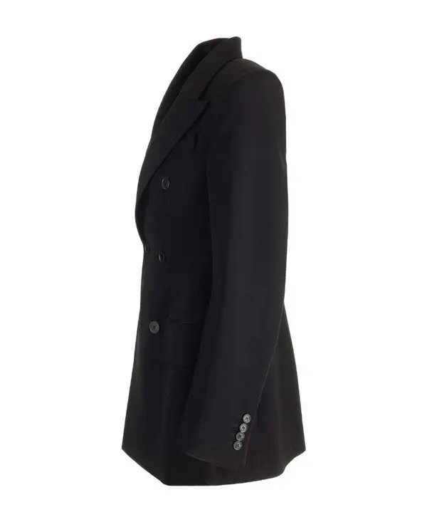 Balenciaga Hourglass Double-breasted Jacket - Black