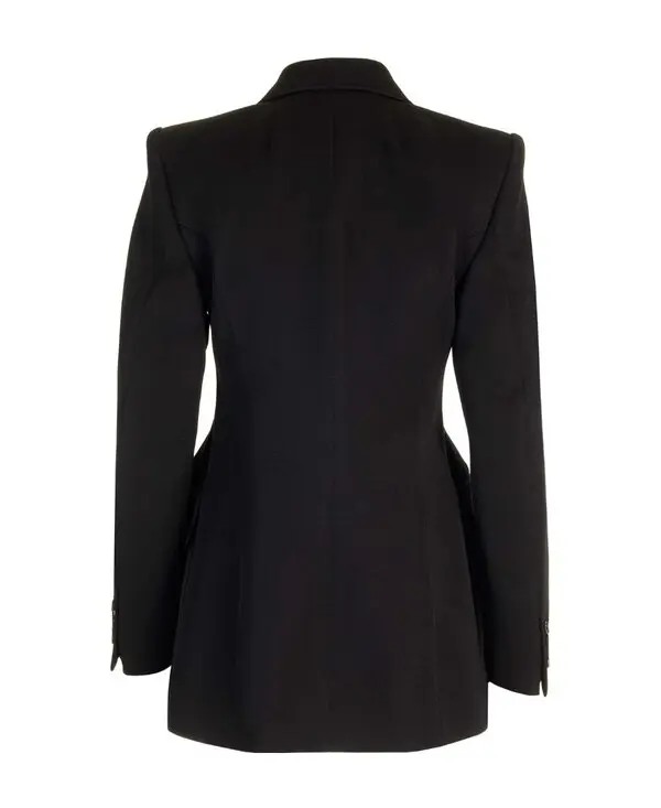 Balenciaga Hourglass Double-breasted Jacket - Black