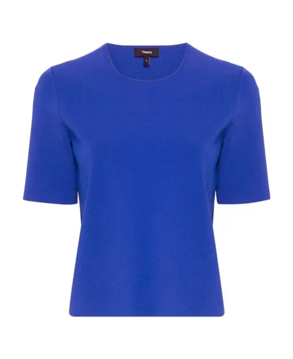 Theory Short-sleeve Jersey T-shirt - Blue