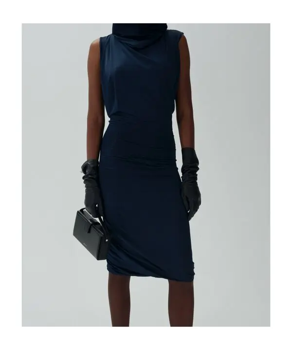 Magda Butrym Sleeveless Hooded Midi Dress