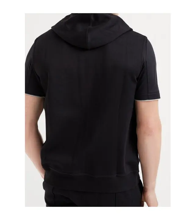 Brunello Cucinelli Sleeveless Drawstring Hoodie