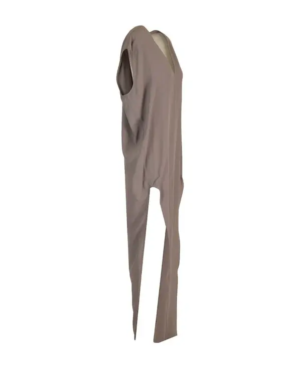 Rick Owens V-neck Maxi Dress With Slit